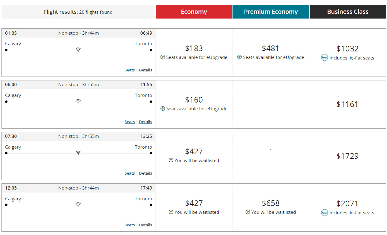 Air Canada eUpgrades – What They Are And How To Use Them | creditcardGenius
