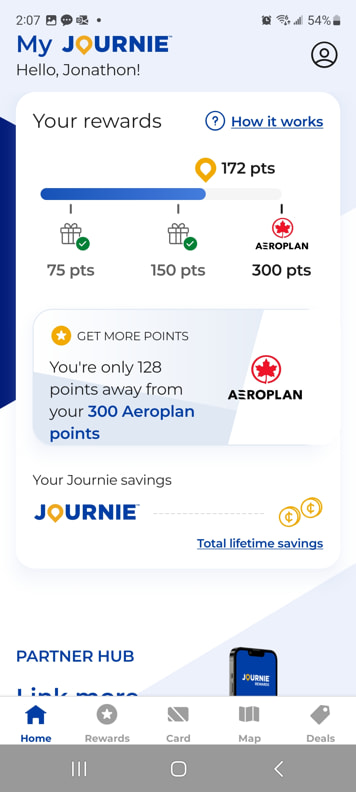 You Can Now Earn And Redeem Aeroplan Points At Journie Rewards Stations ...