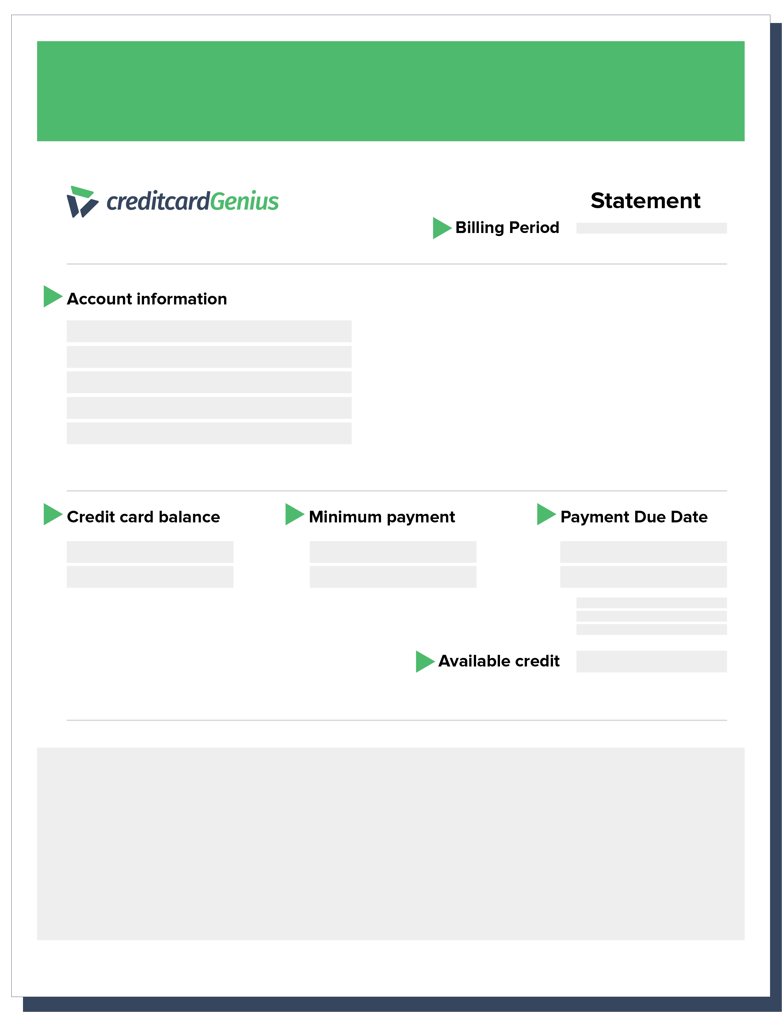 How To Read A Credit Card Statement | creditcardGenius